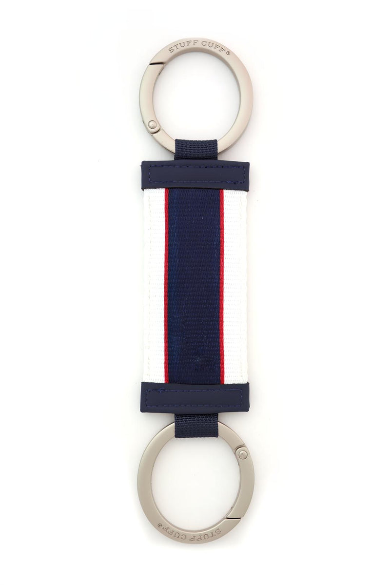 Stuff Cuff® - Blue & Red Stripe – Handbag Handcuff - /products/stuff ...