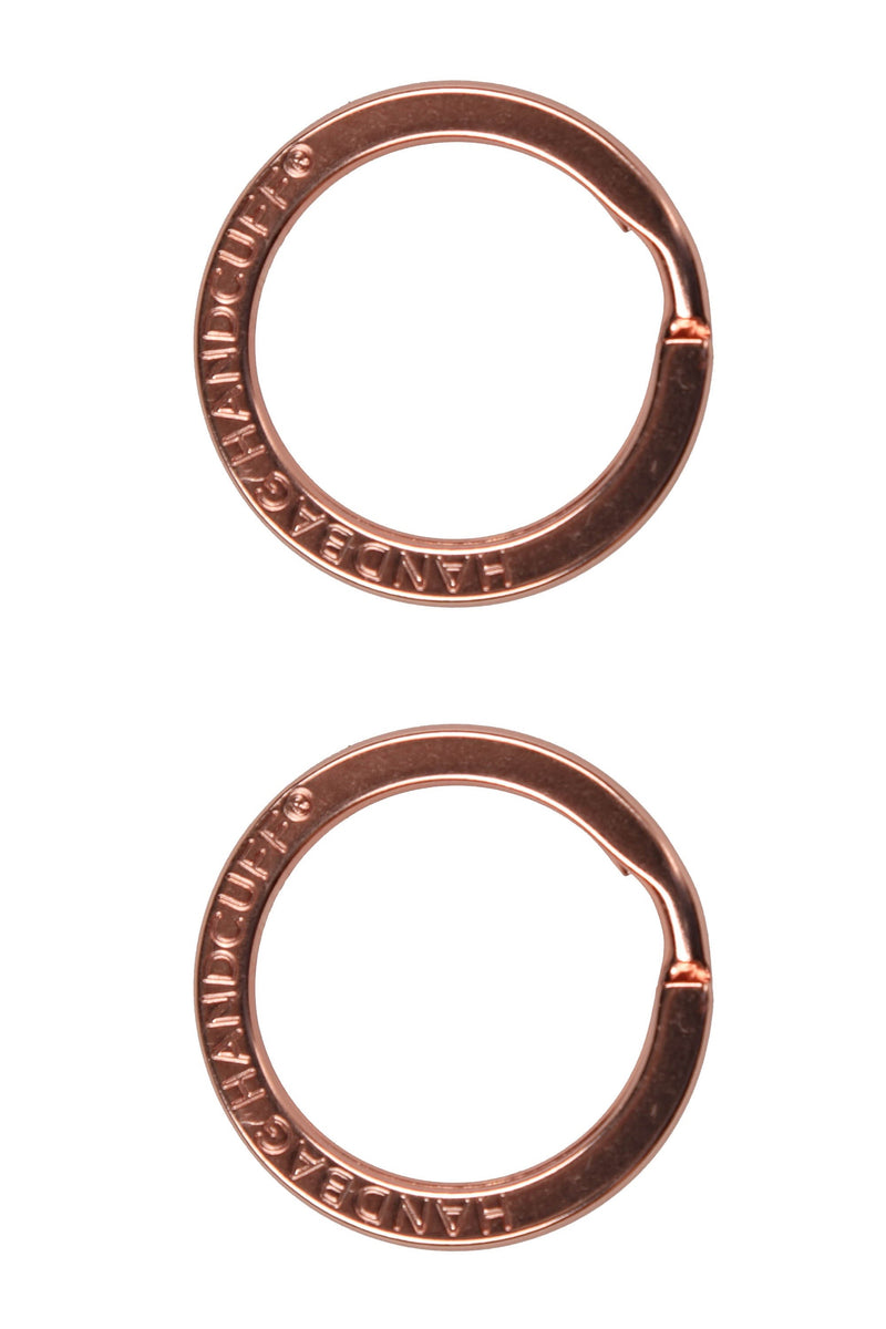Split Rings - Matte Rose Gold – Handbag Handcuff - /products/split ...